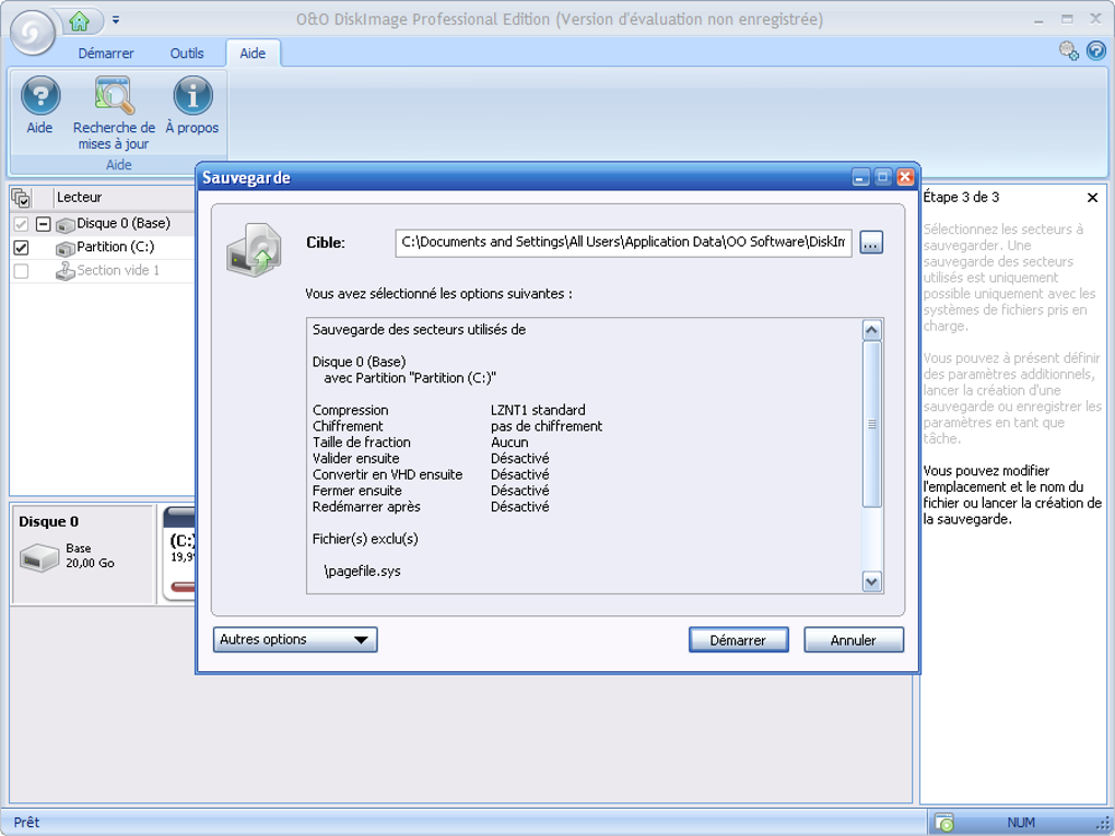 O&O DiskImage - 無料・ダウンロード