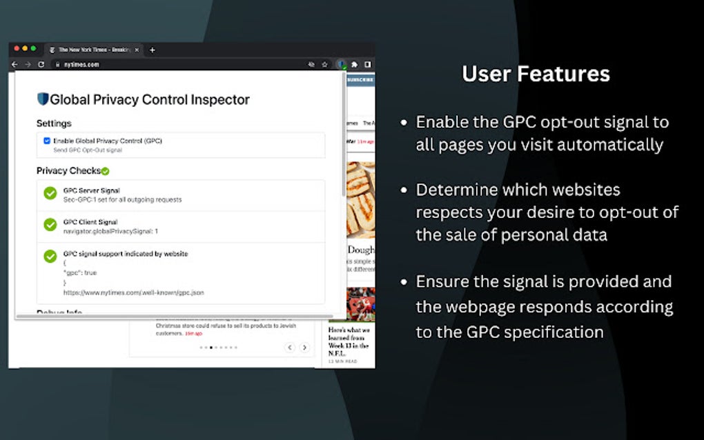 Global Privacy Control (GPC) Inspector para Google Chrome - Extensão ...