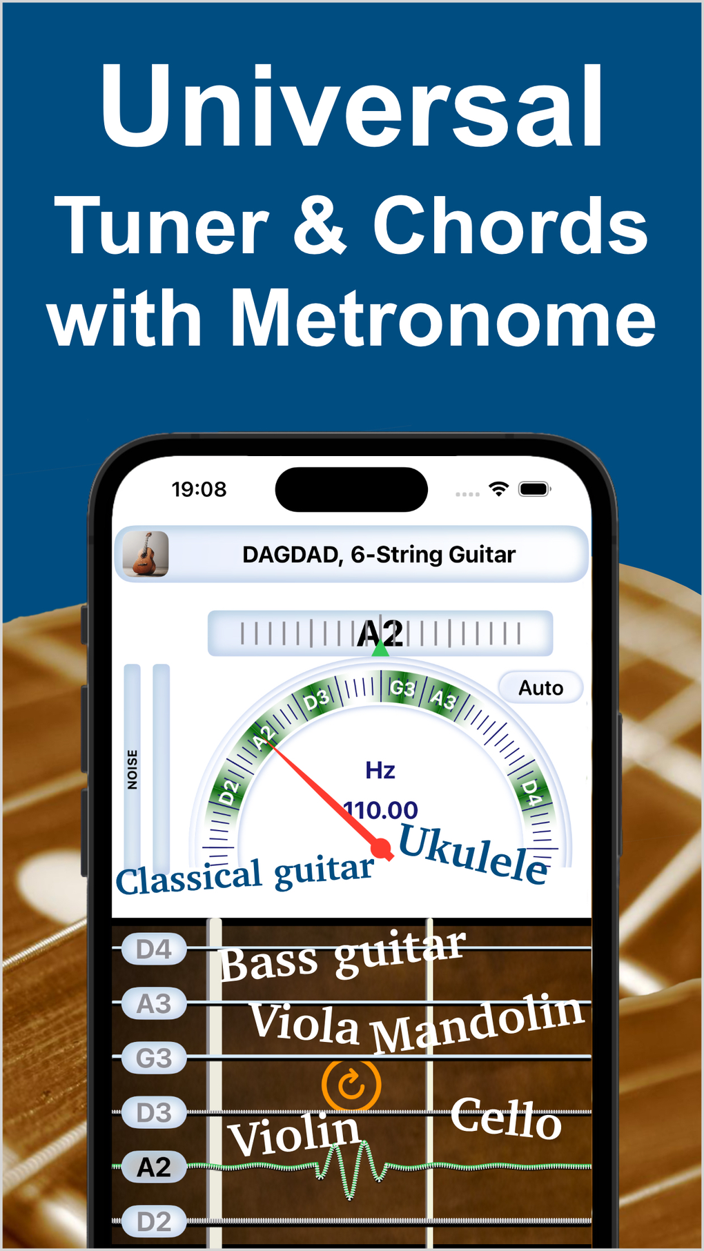 Universal Tuner Chords para iPhone - Descargar