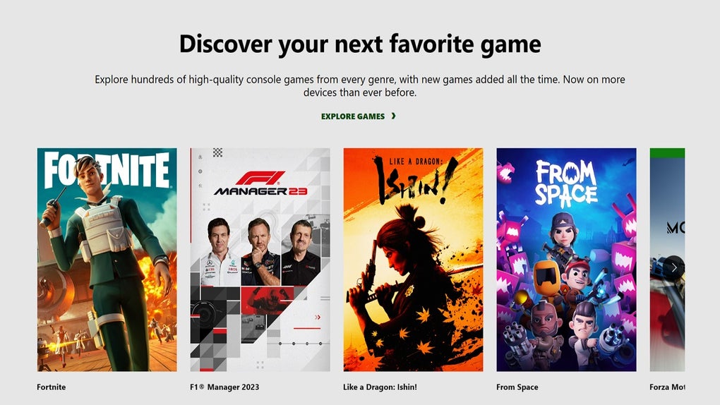 Xbox Cloud Gaming Online