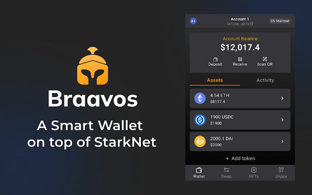 Braavos Smart Wallet สำหรับ Google Chrome - ส่วนขยาย ดาวน์โหลด