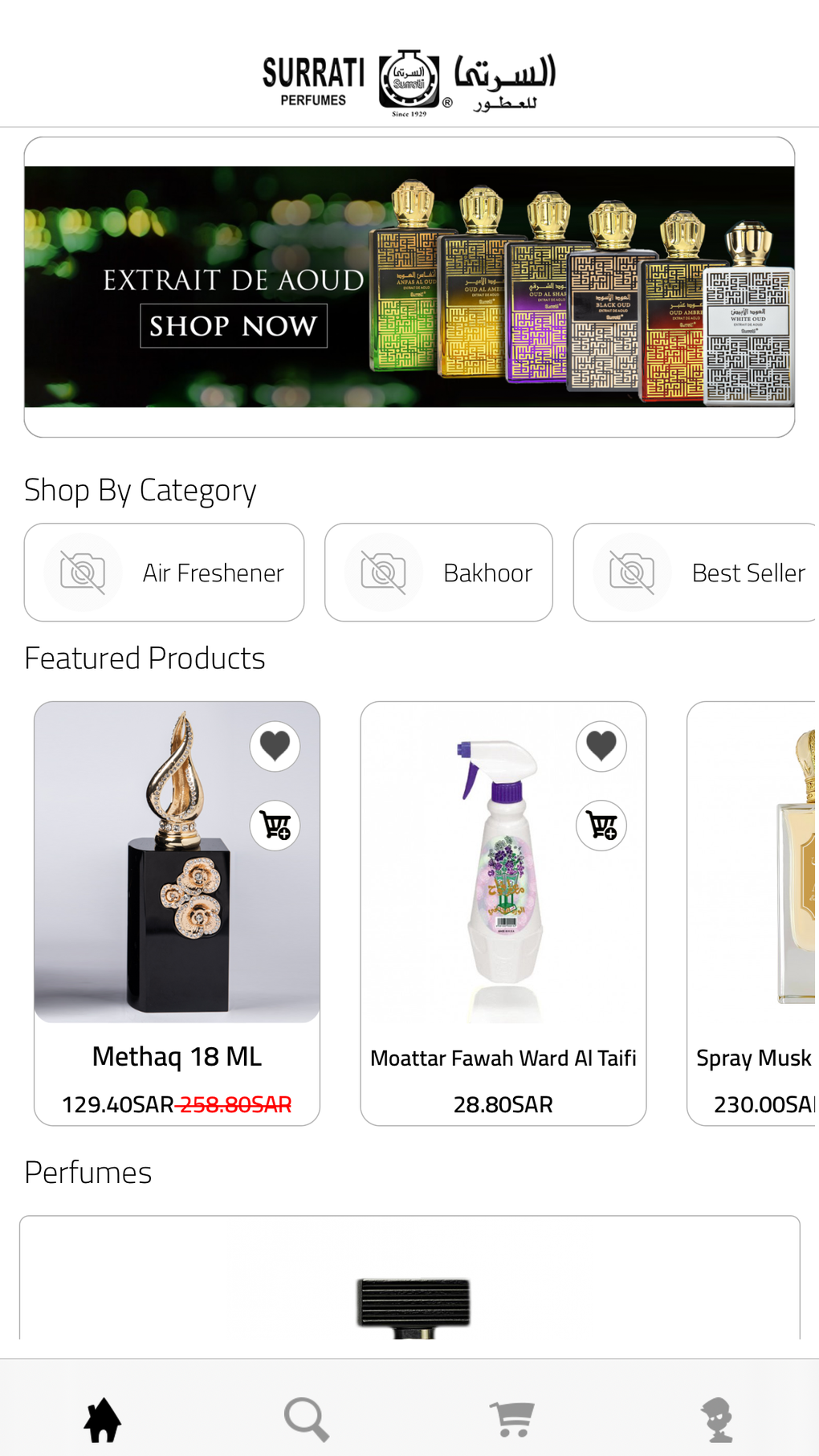 SURRATI PERFUMES for iPhone - Download