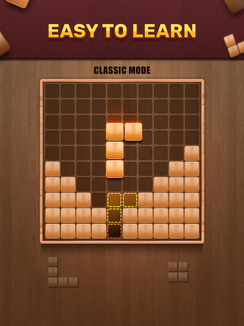 Wooden 100 Block Puzzle Game For Android Download