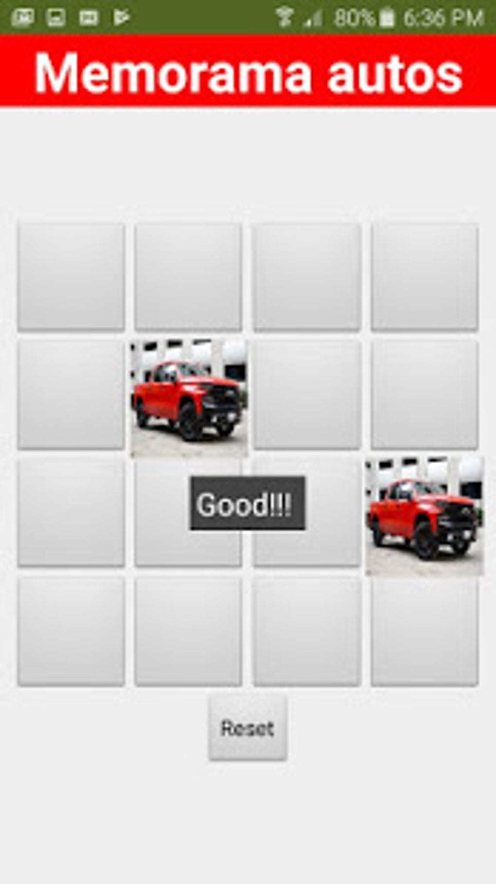 Memorama Autos para Android - Descargar
