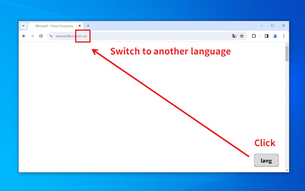 Switching between en-us and another language Google Chrome 용 - 확장 프로그램 다운로드