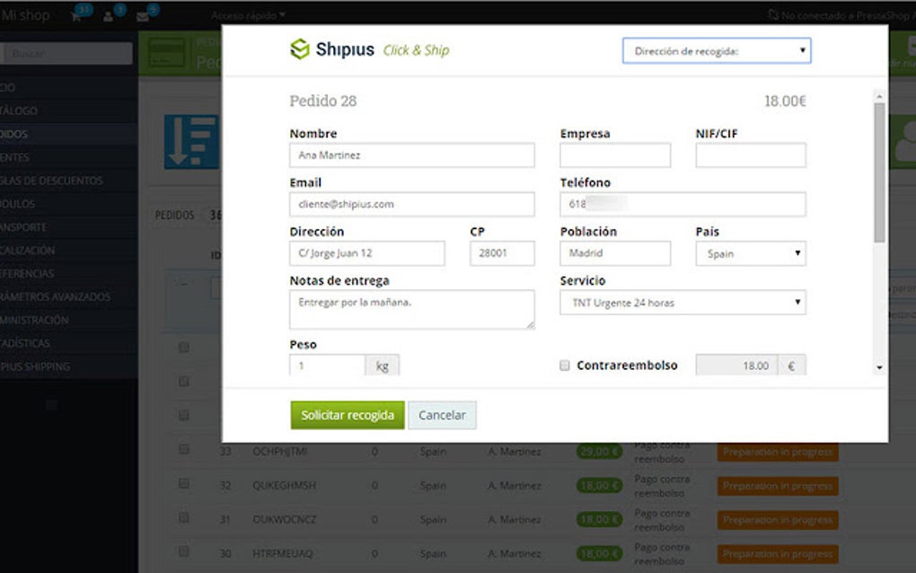 Shipius Click&Ship for Google Chrome - Extension Download