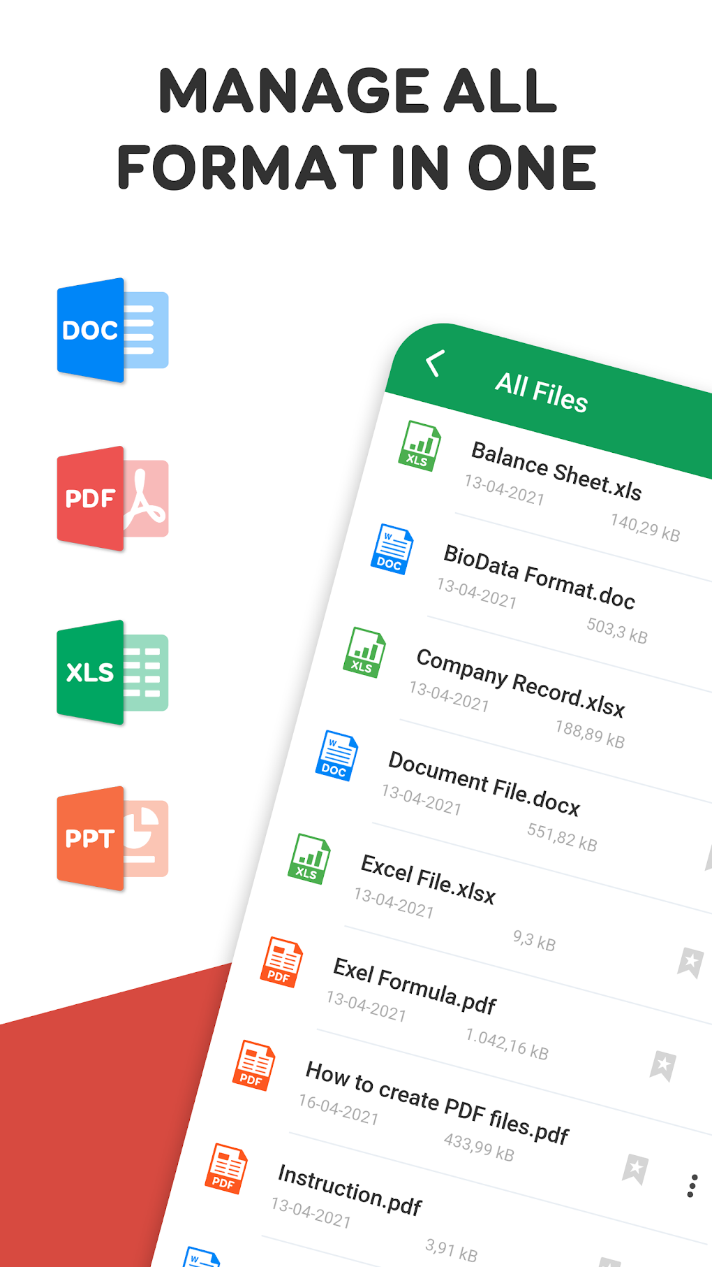 All Document Viewer - PDF word excel Documents cho Android - Tải về