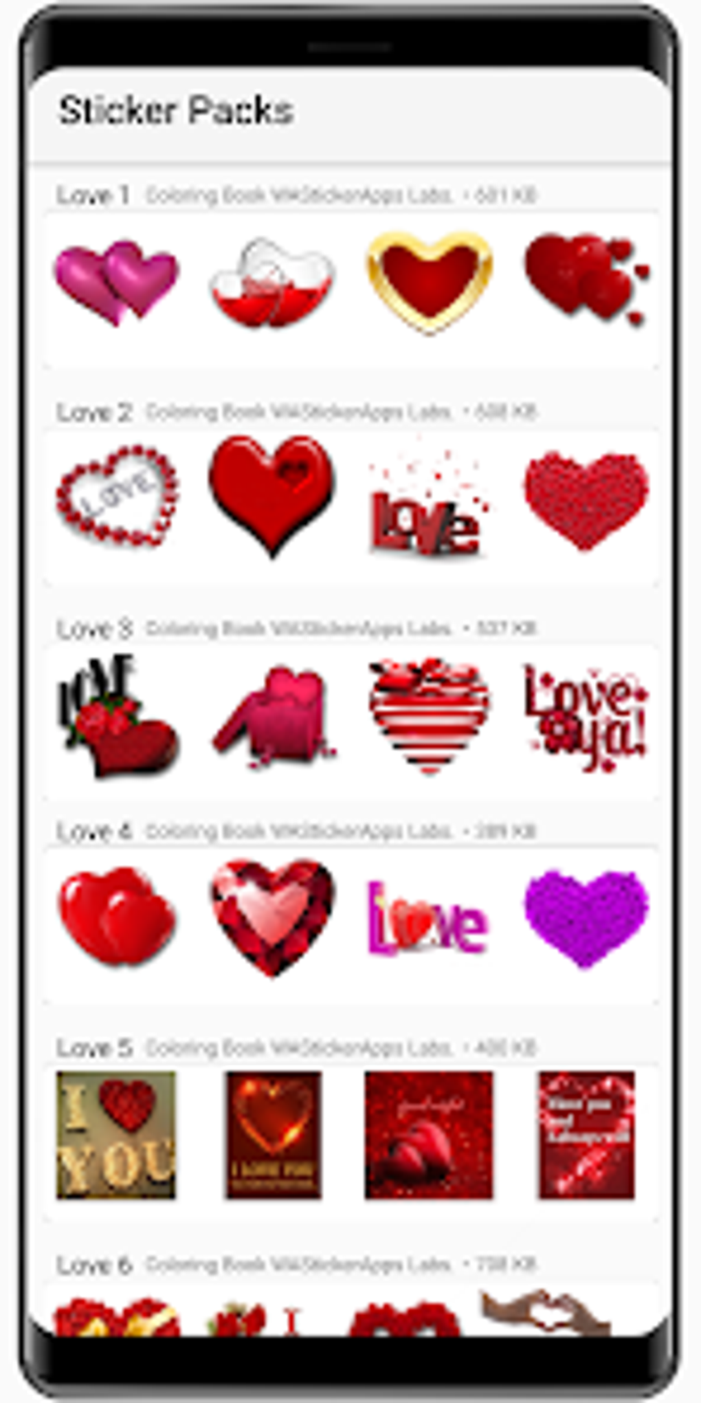 WASticker Amor Stickers for WA for Android - Download