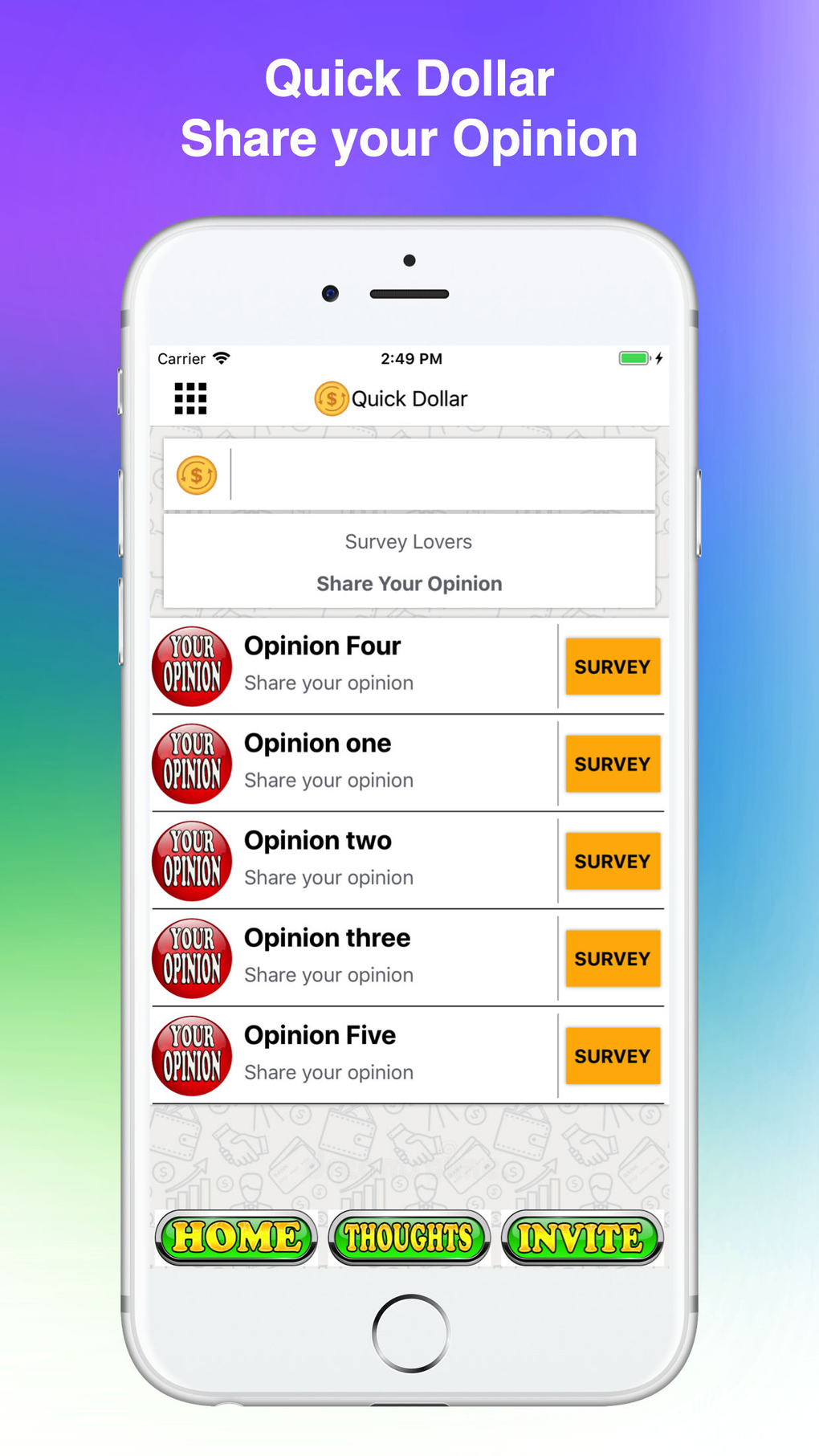 iPeor Surveys for iPhone - Download