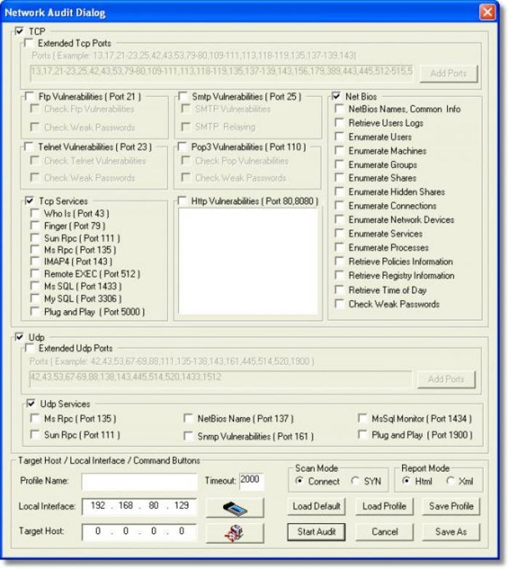 Nsauditor Network Security Auditor - Descargar