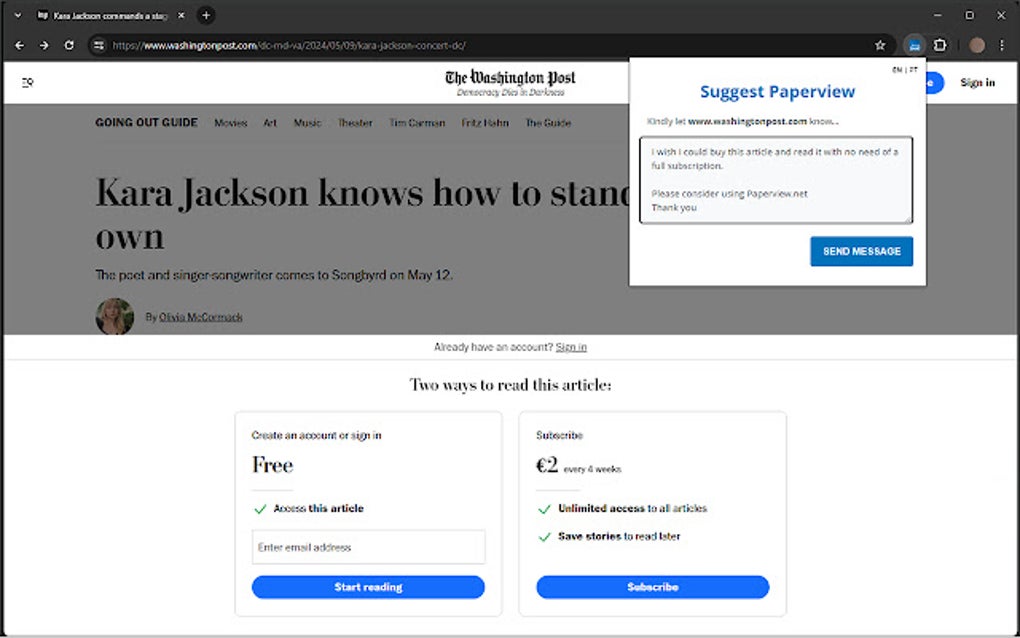 Suggest Paperview Google Chrome 용 - 확장 프로그램 다운로드