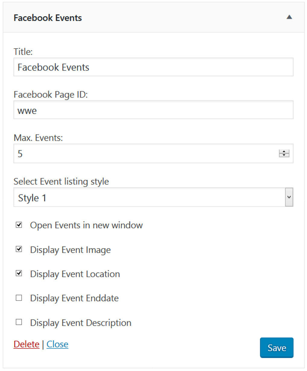 XT Event Widget for Social Events for WordPress - Download
