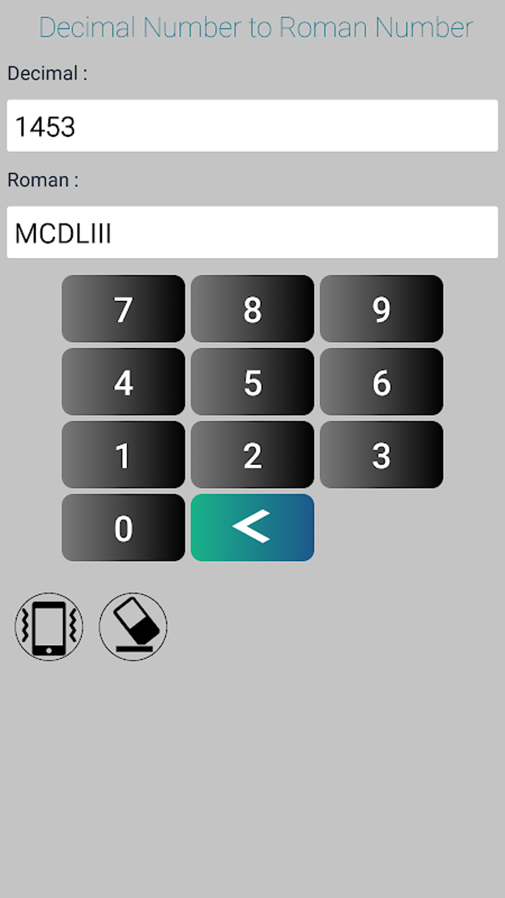 Roman Numerals To Decimal And Vice Versa Apk For Android Download