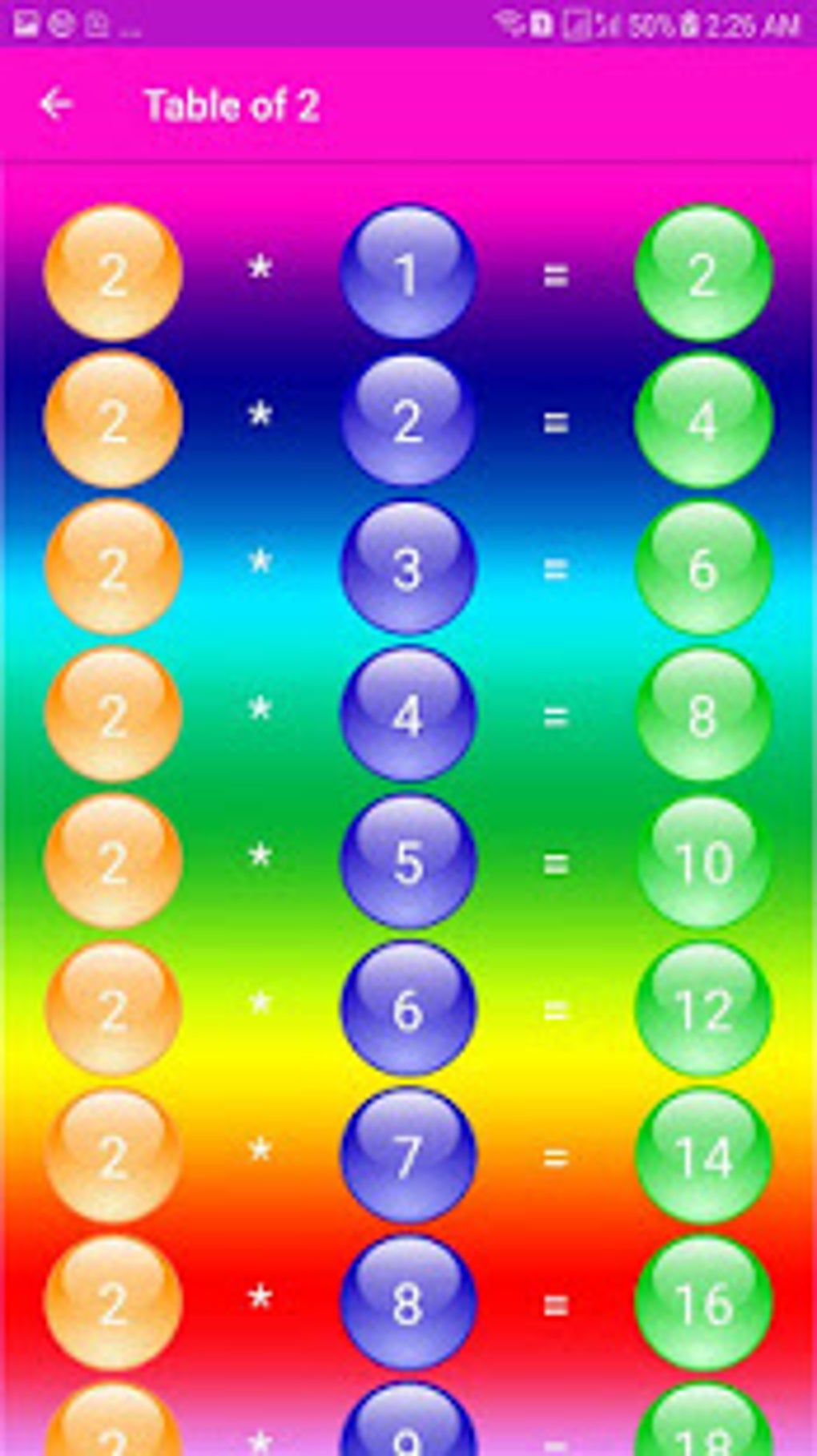 Multiplication Table With Voice APK For Android Download
