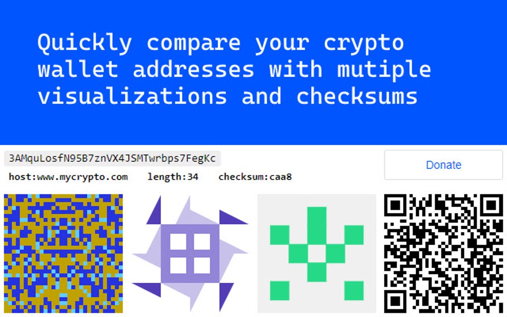 Crypto Address Visualizer para Google Chrome - Extensión Descargar