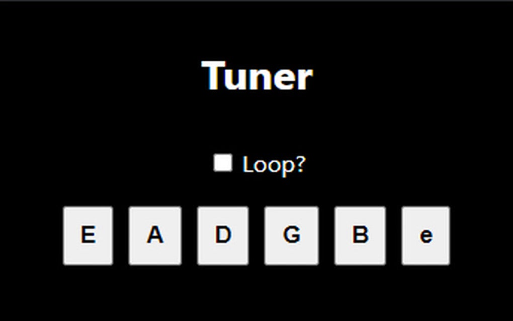 Standard Guitar Tuner for Google Chrome - Extension Download