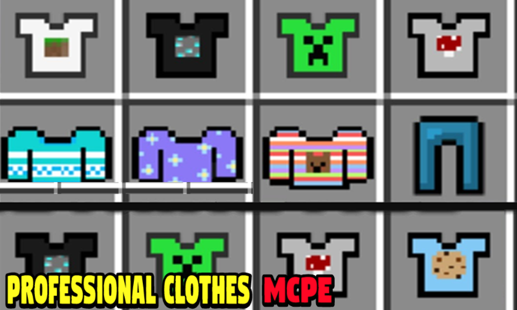 Professional Clothes Addon for Minecraft PE APK for Android - Download