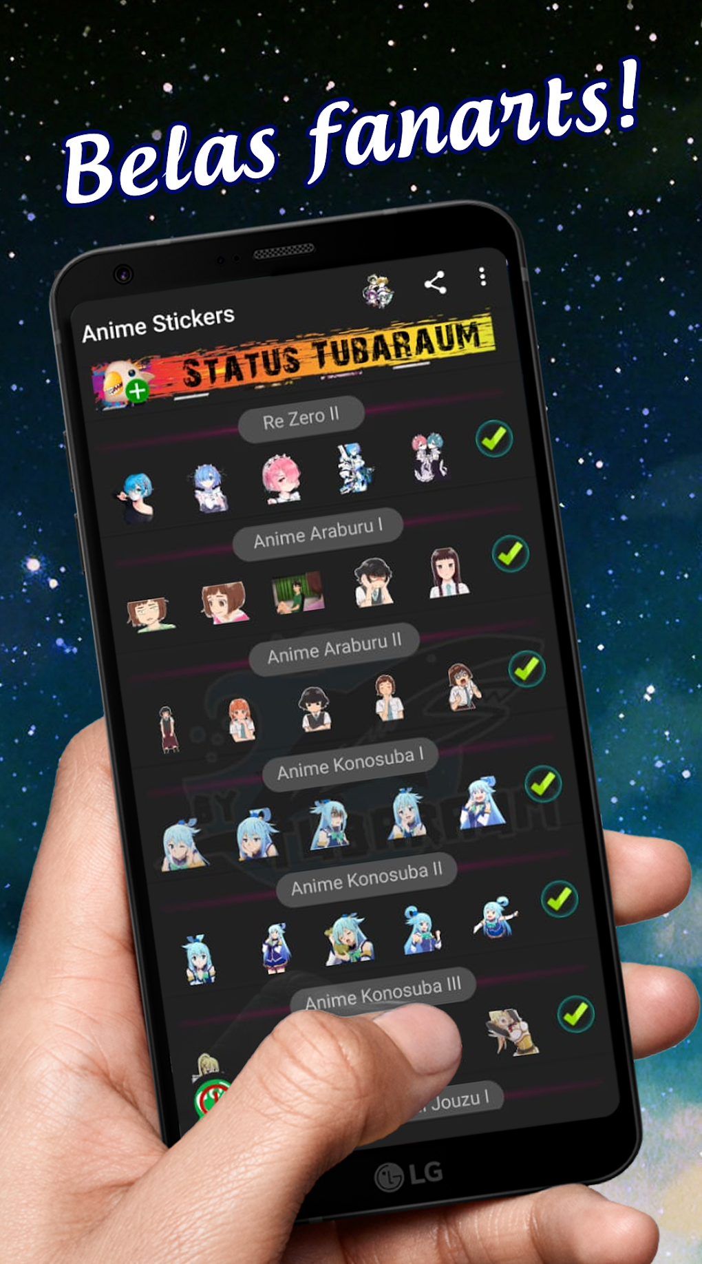 Anime Ahegao Stickers для Android — Скачать