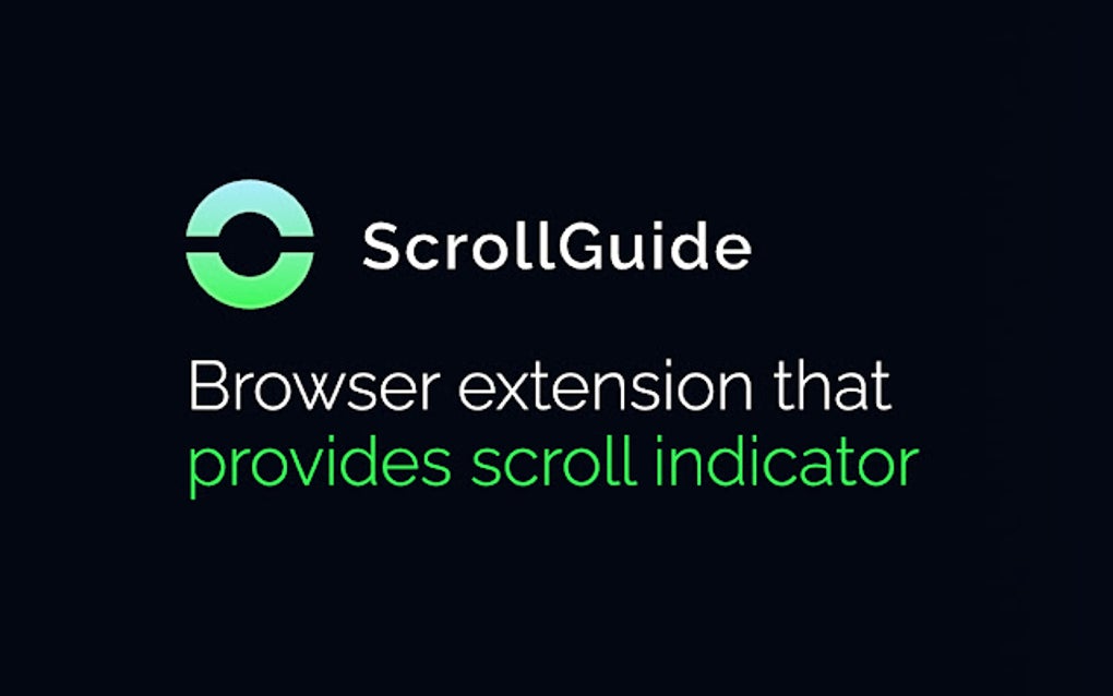 ScrollGuide for Google Chrome - Extension Download
