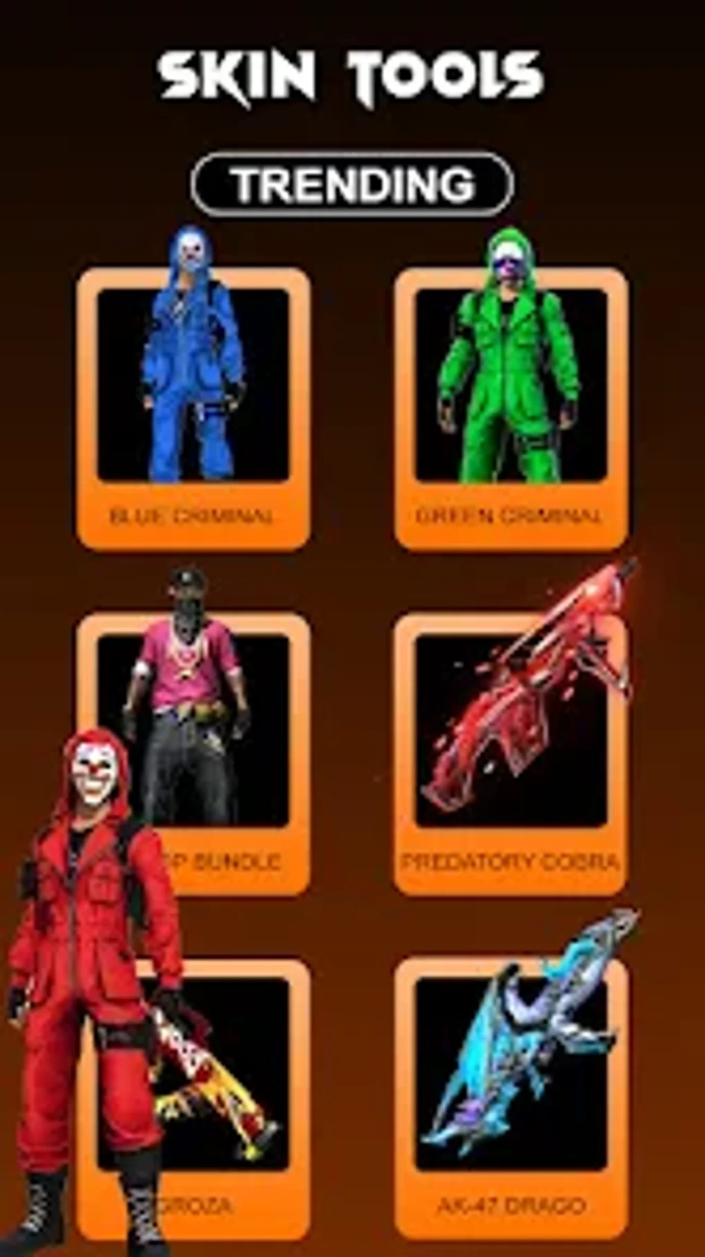 FFF FF Skin Tools: Fix Lag for Android - Download