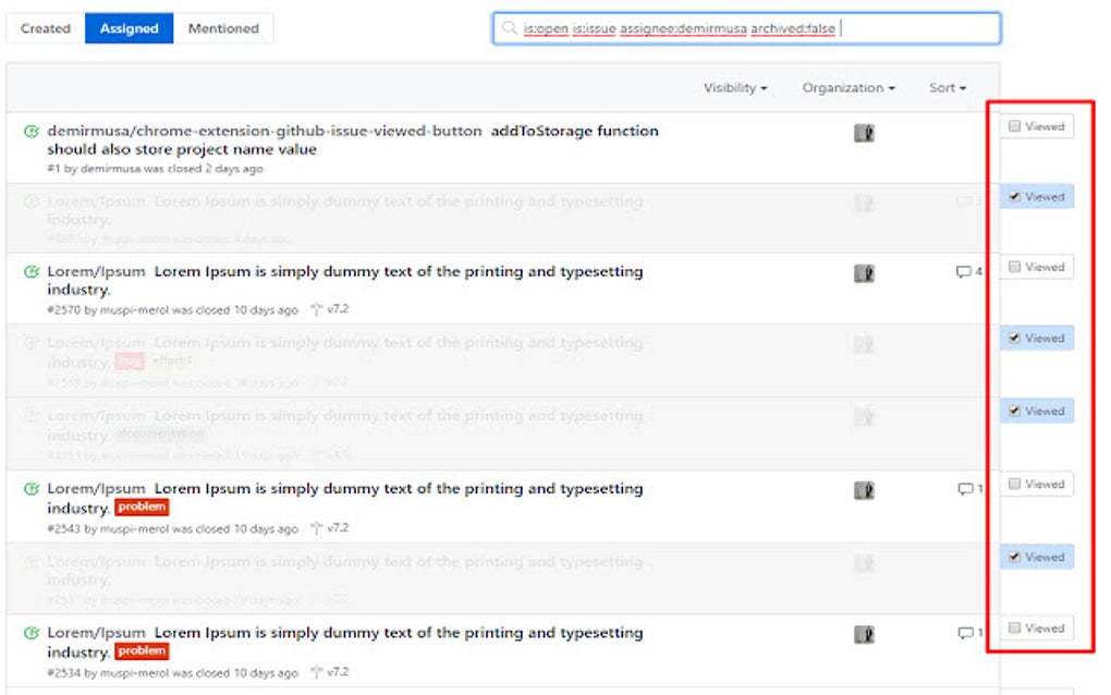 Github Viewed para Google Chrome - Extensión Descargar
