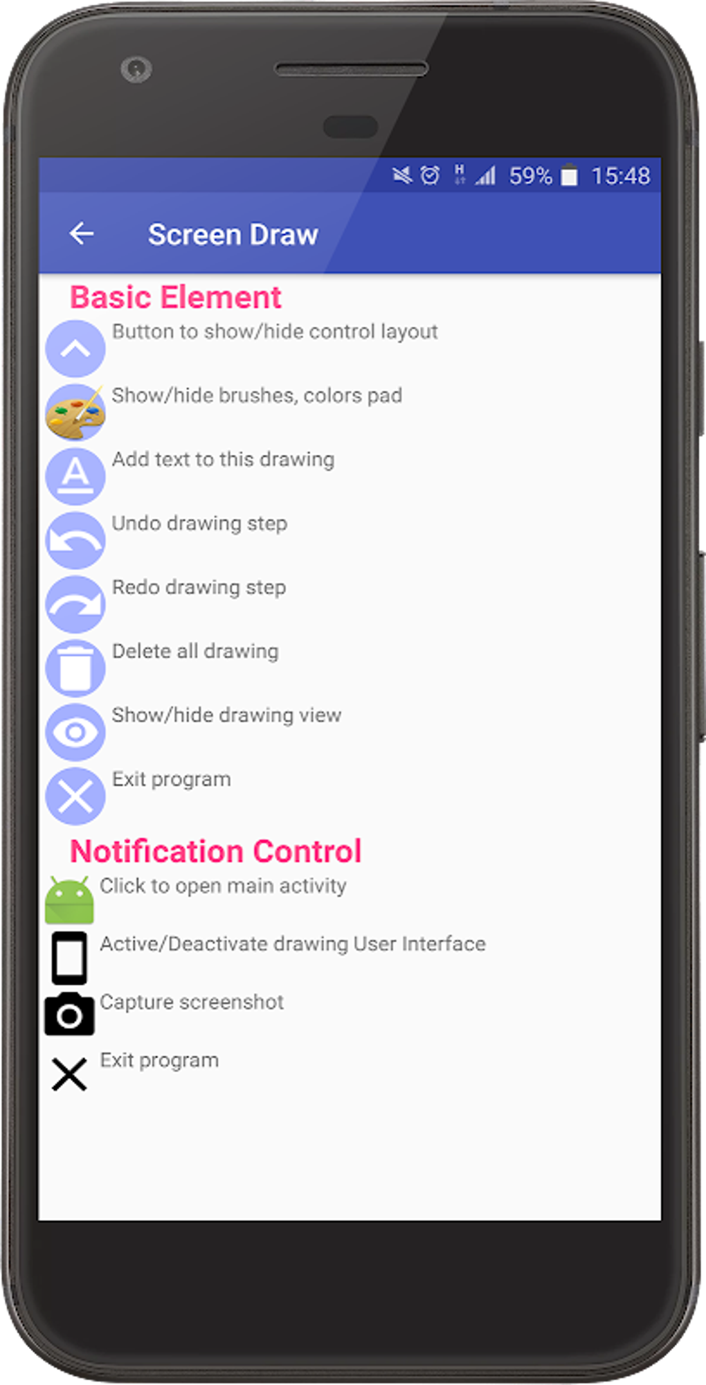 Android için Quick Screen Draw - Screenshot & Recorder APK - İndir