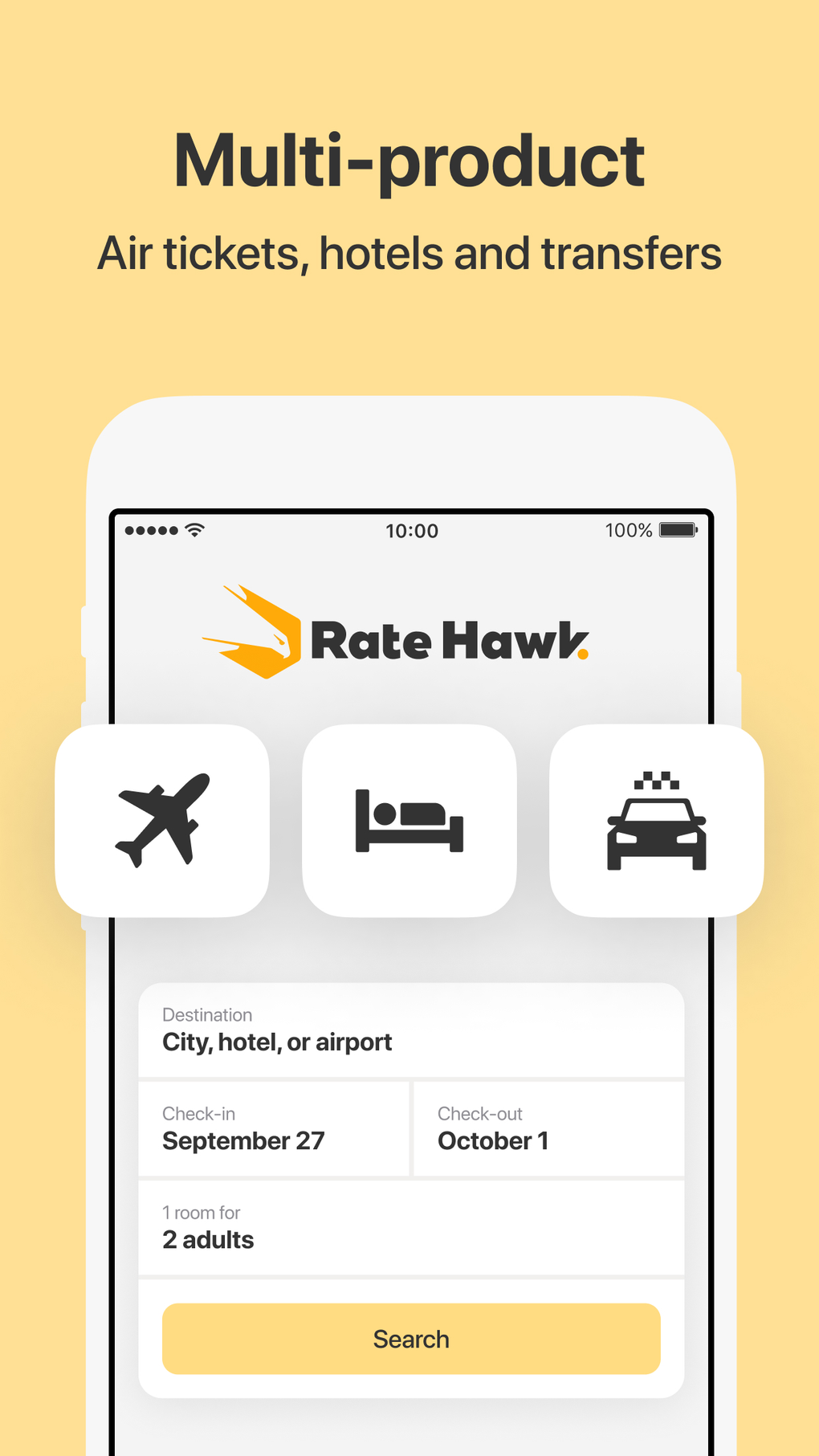 RateHawk: Hotel Booking para iPhone - Descargar