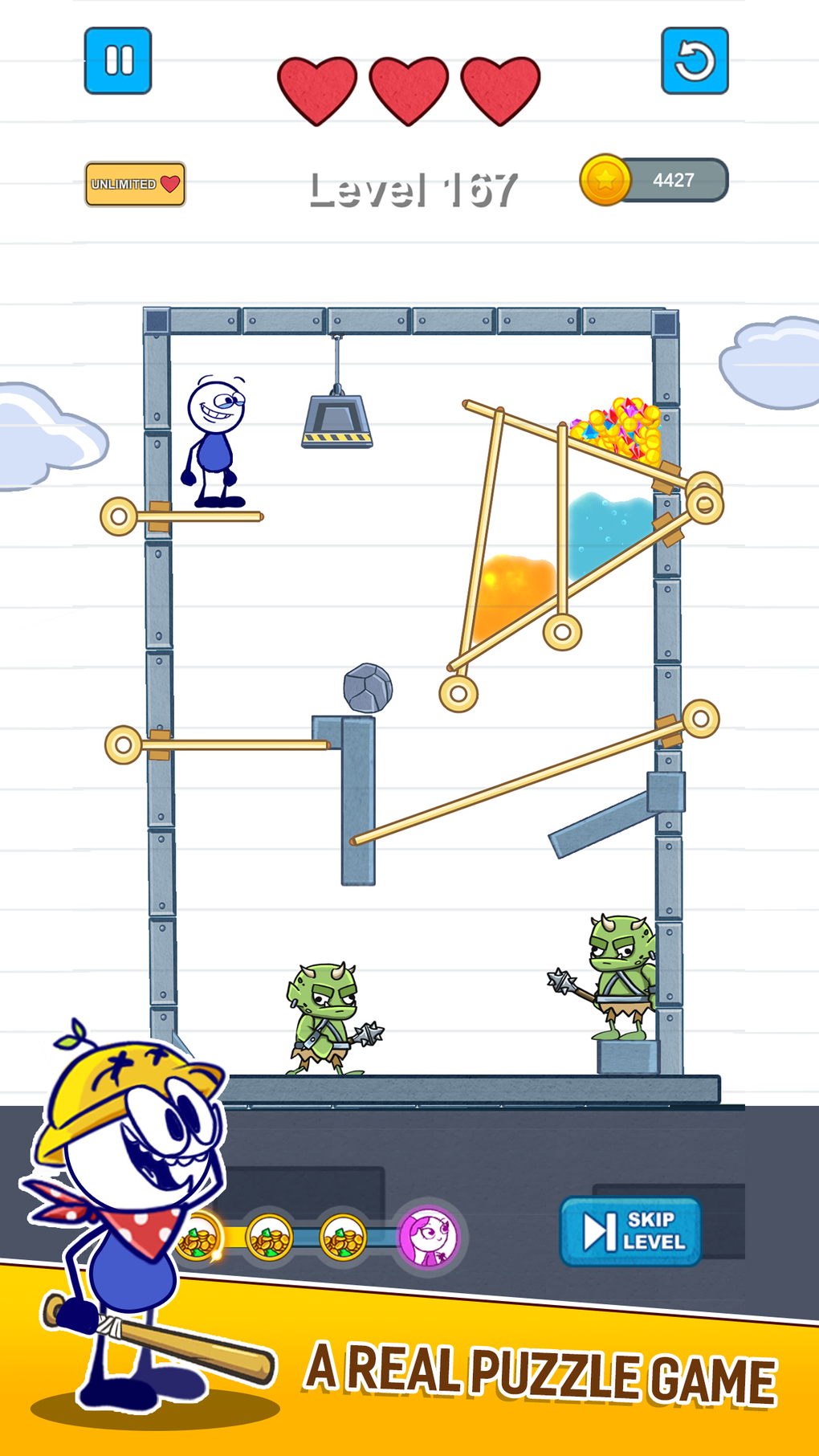 Pencil Boy: Pull The Pin for iPhone - Download