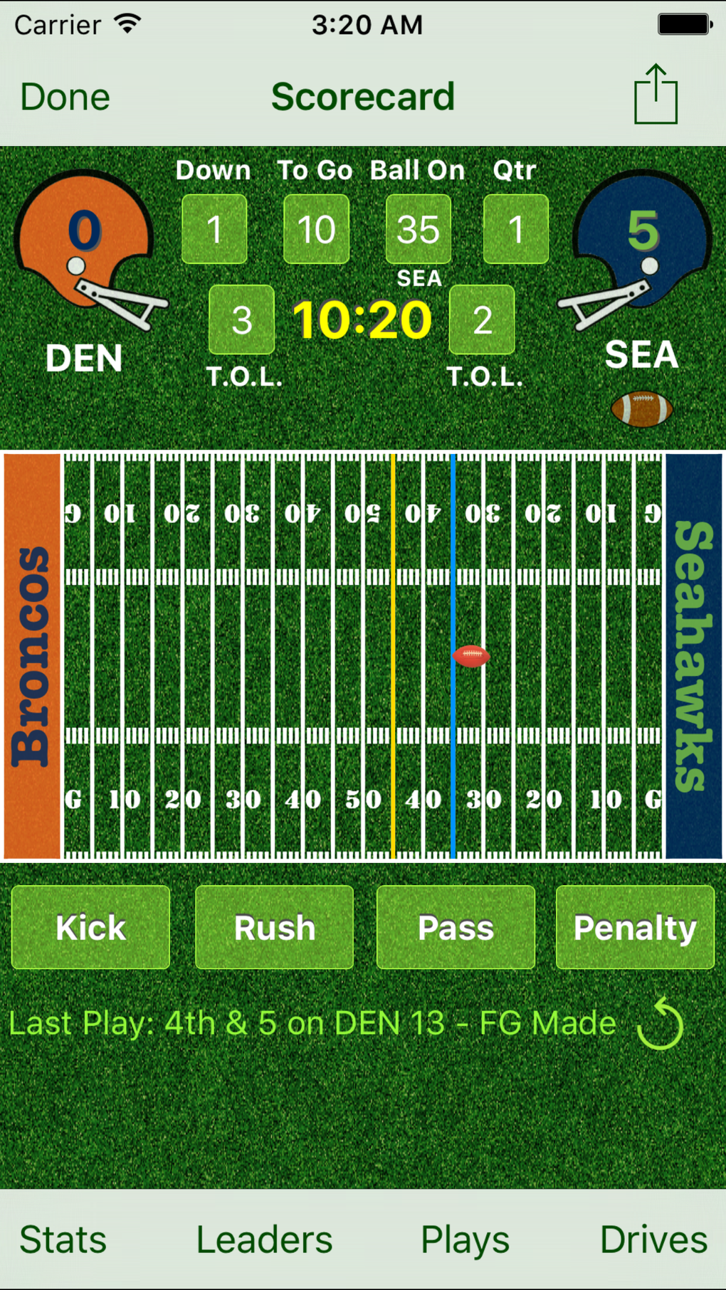 iTouchdown Lite Football para iPhone - Descargar