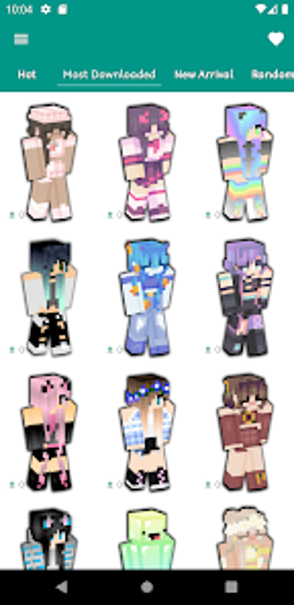 Kawaii Skins for Minecraft PE per Android - Download