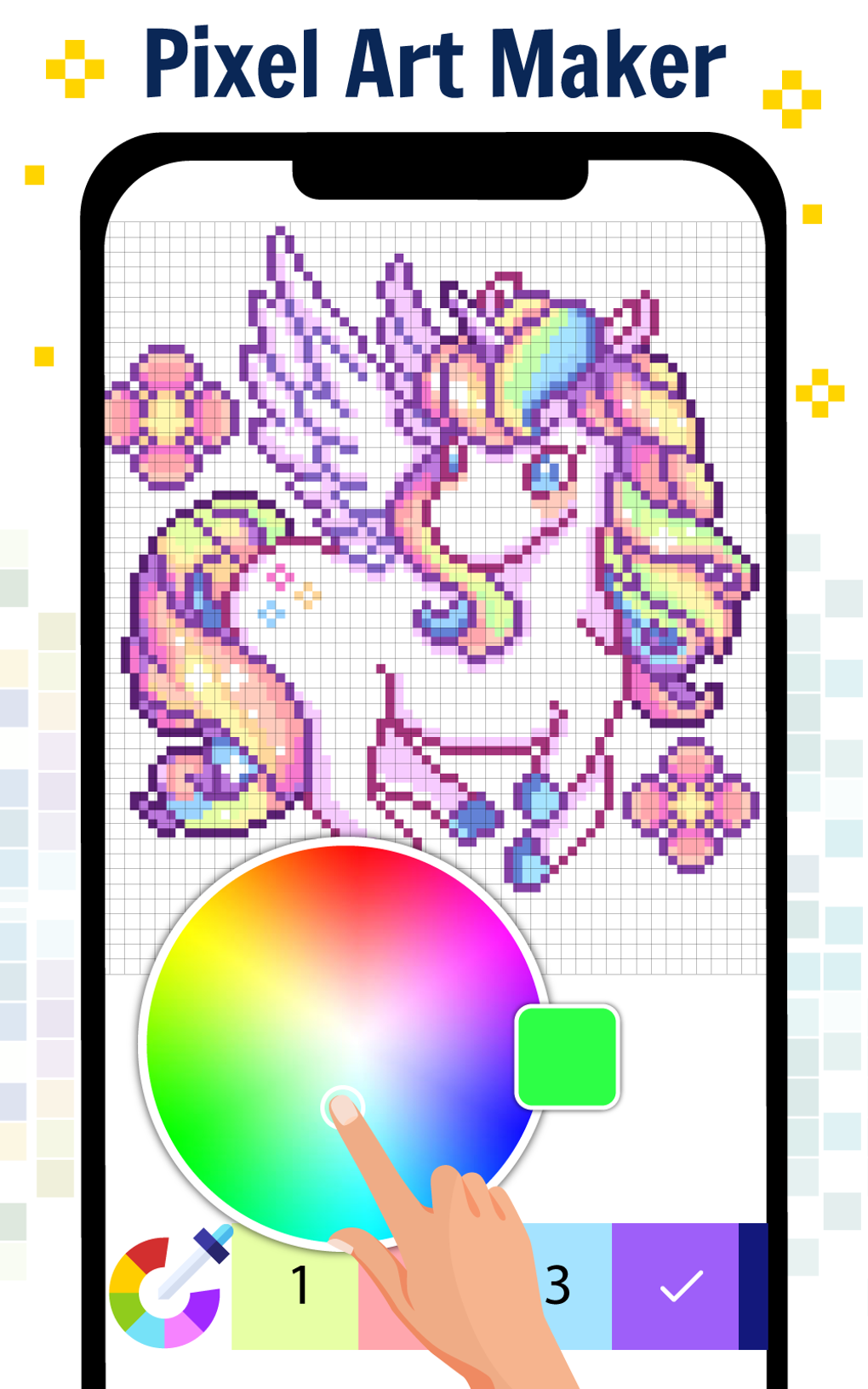 Pixel Art Color By Number Coloring Book Games Android 
