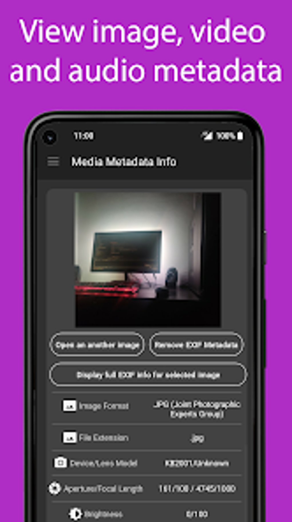 Android 용 Media Metadata Info Exif Info 다운로드