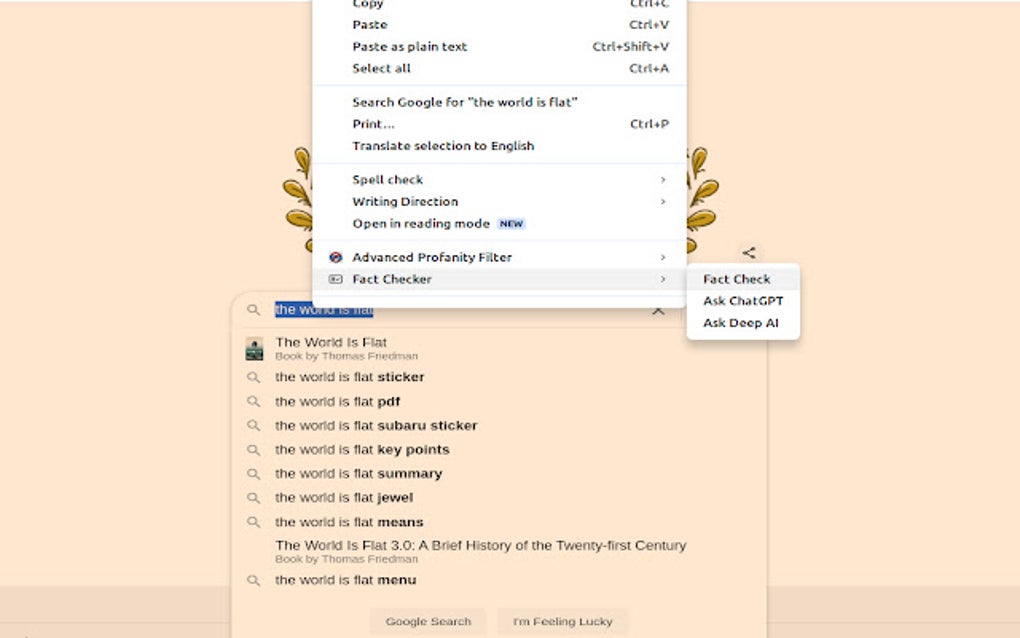 Fact Checker for Google Chrome - Extension Download
