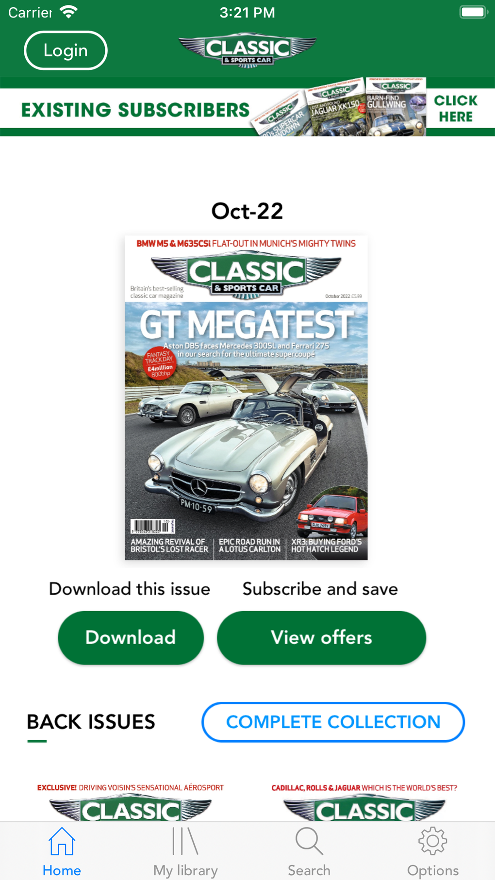 Classic Sports Car for iPhone - Download