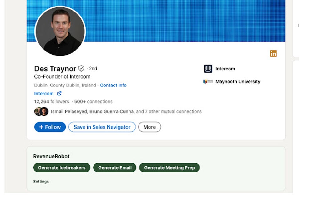RevenueRobot | AI Sales Assistant Google Chrome 용 - 확장 프로그램 다운로드