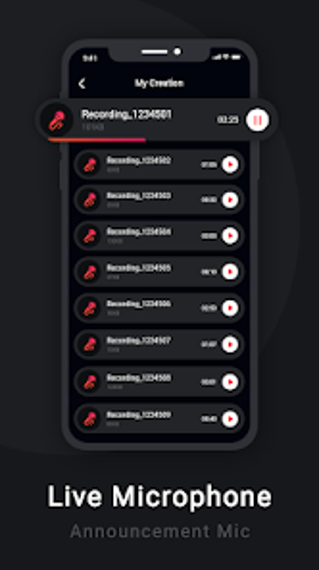 Live Microphone - Mic Announce for Android - Download