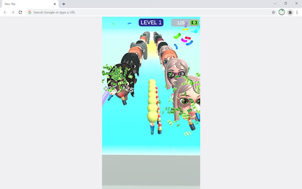 Makeup Runner Girl Game for Google Chrome - Extension Download