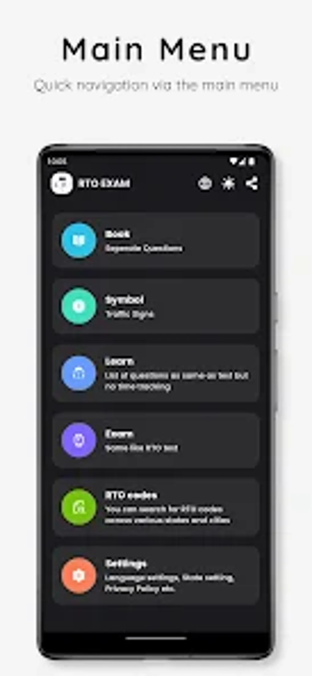 Android 용 RTO Exam 2024 - 다운로드 Android 용 RTO Exam 2024 - 다운로드