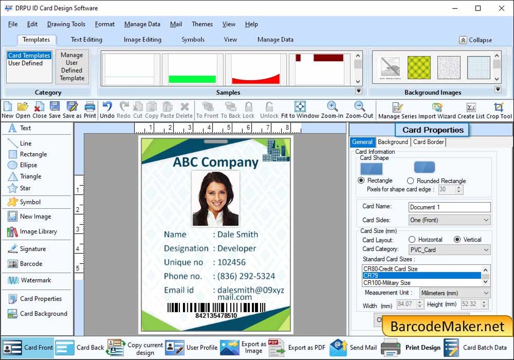 Student ID Card Maker Software - Download