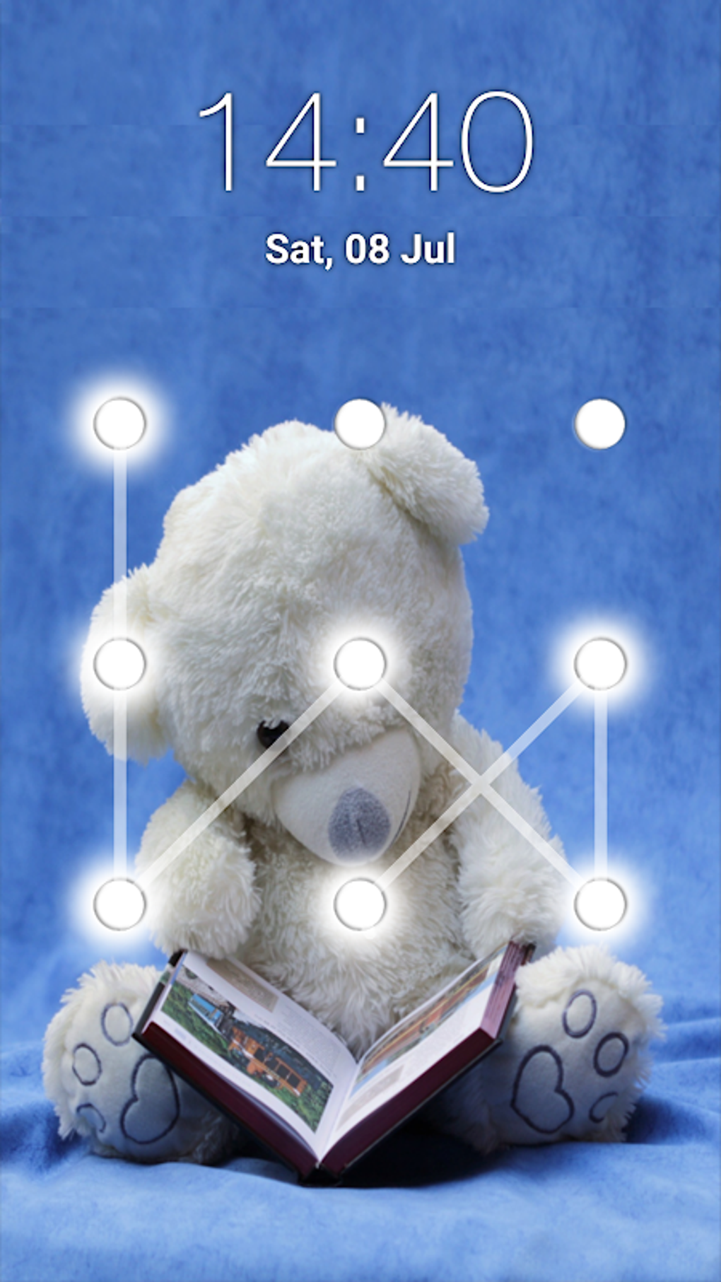 Teddy Bear Pattern Lock Screen para Android - Descargar