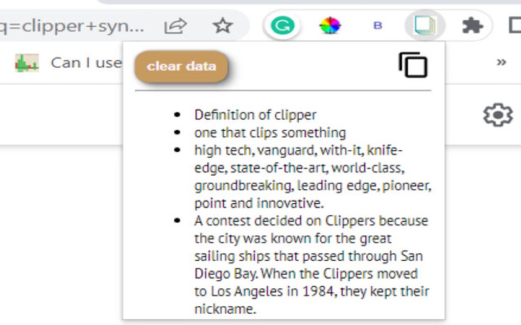 clipper para Google Chrome - Extensión Descargar