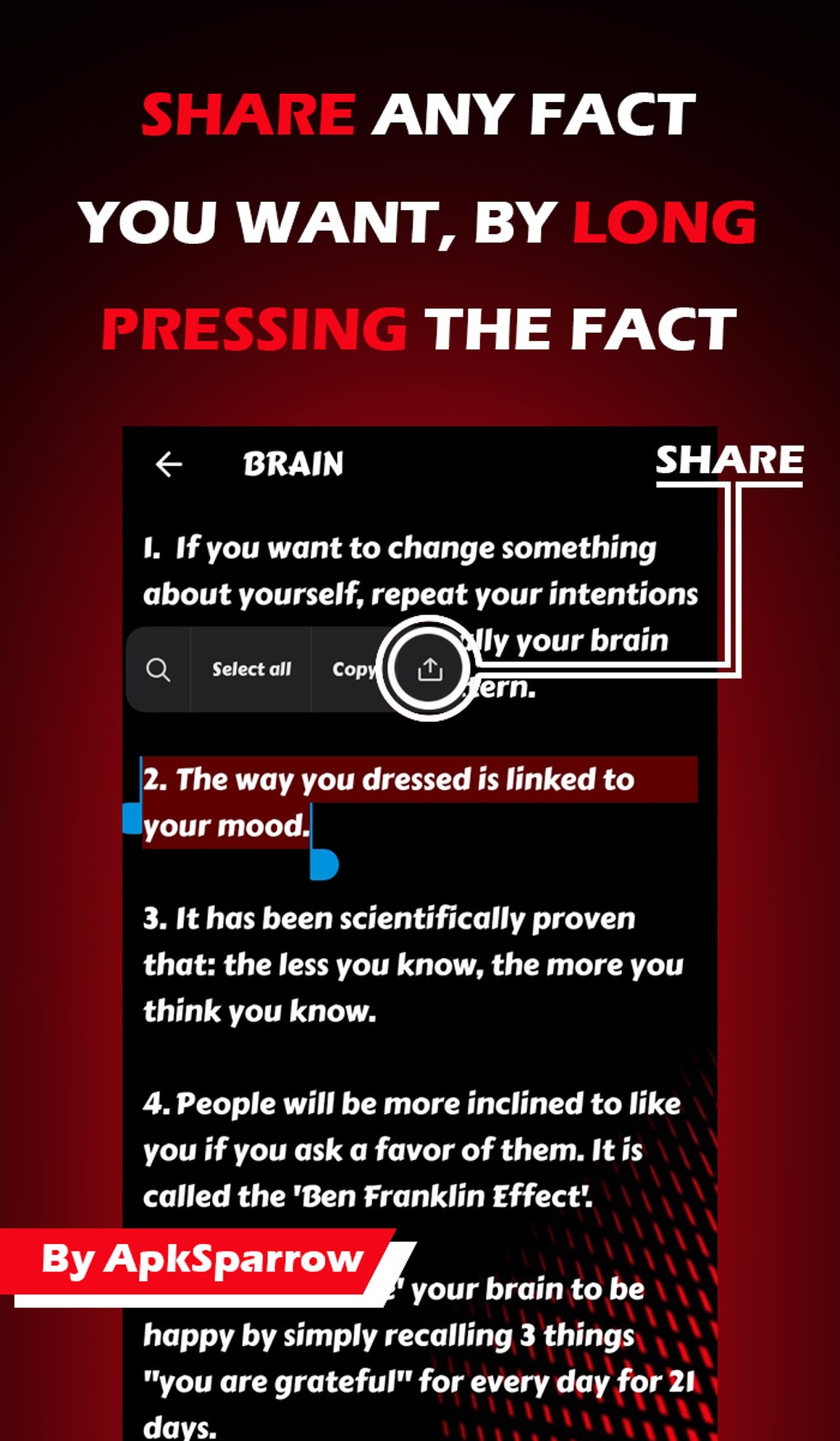 Android 용 1000 Psychology Facts App - 다운로드