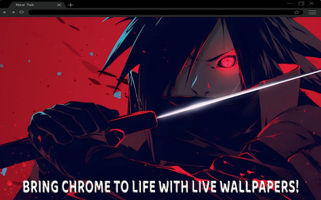 Madara Uchiha (Naruto) Live Wallpaper for Google Chrome - Extension Download