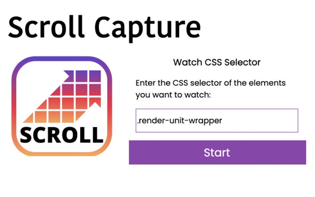 Scroll Capture for Google Chrome - Extension Download