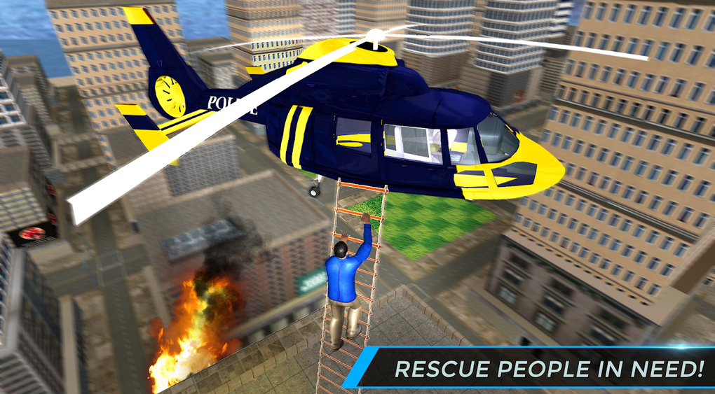 Real City Police Helicopter Games: Rescue Missions APK for Android ...