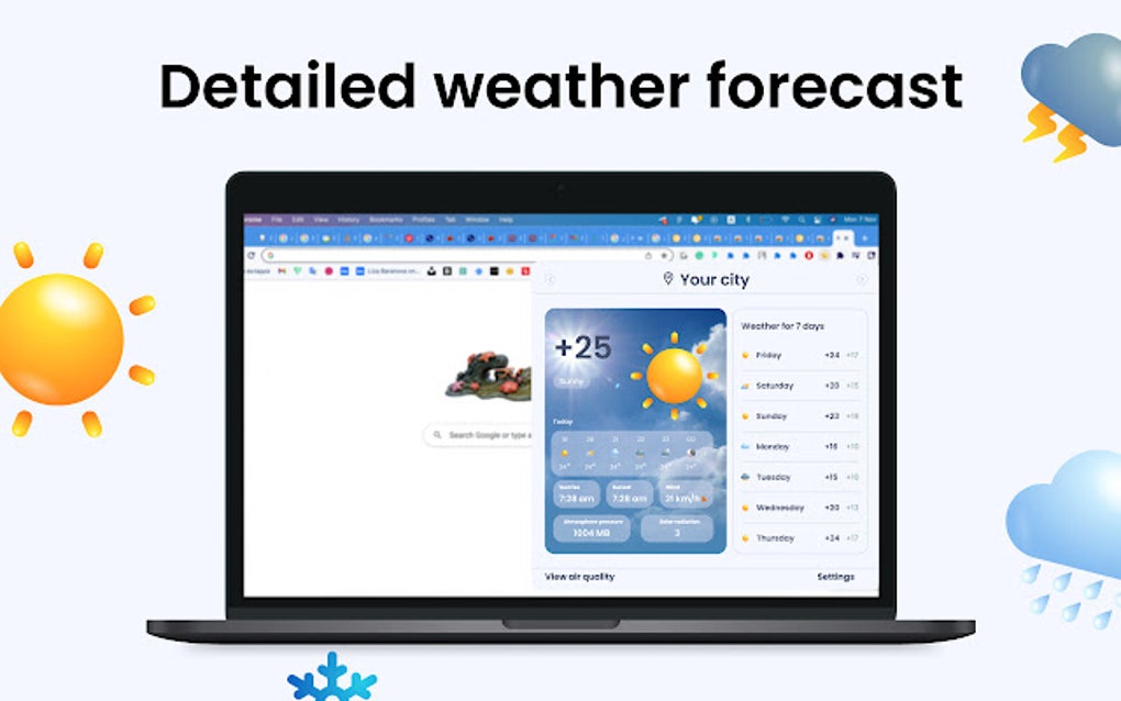 Get Weather Now para Google Chrome - Extensión Descargar