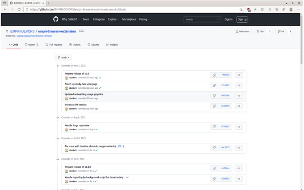 GitHub Timestamp Privacy para Google Chrome - Extensión Descargar