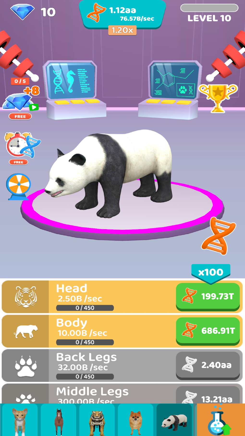 Idle Animal Evolution for iPhone - Download