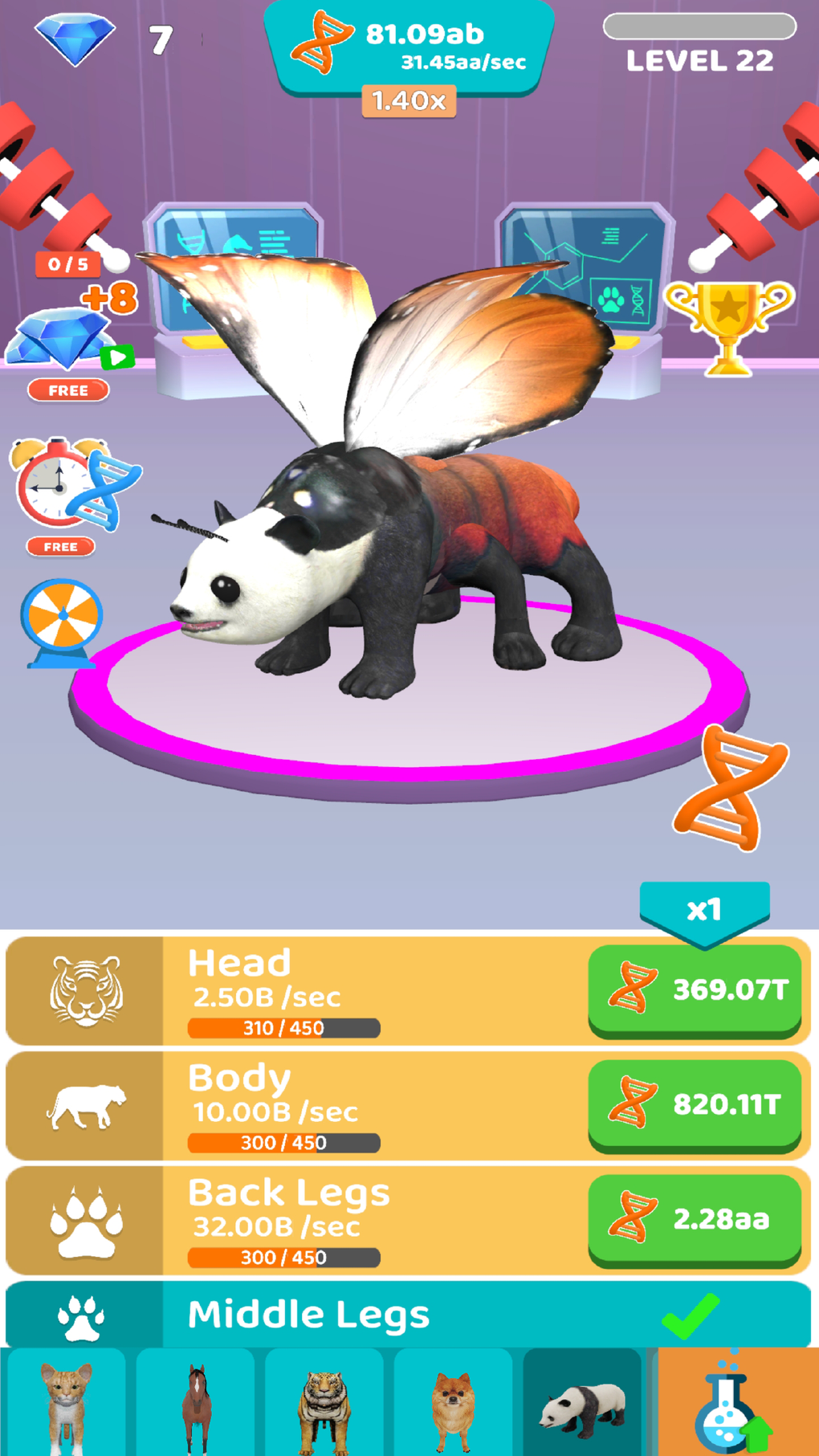 Idle Animal Evolution for iPhone - Download