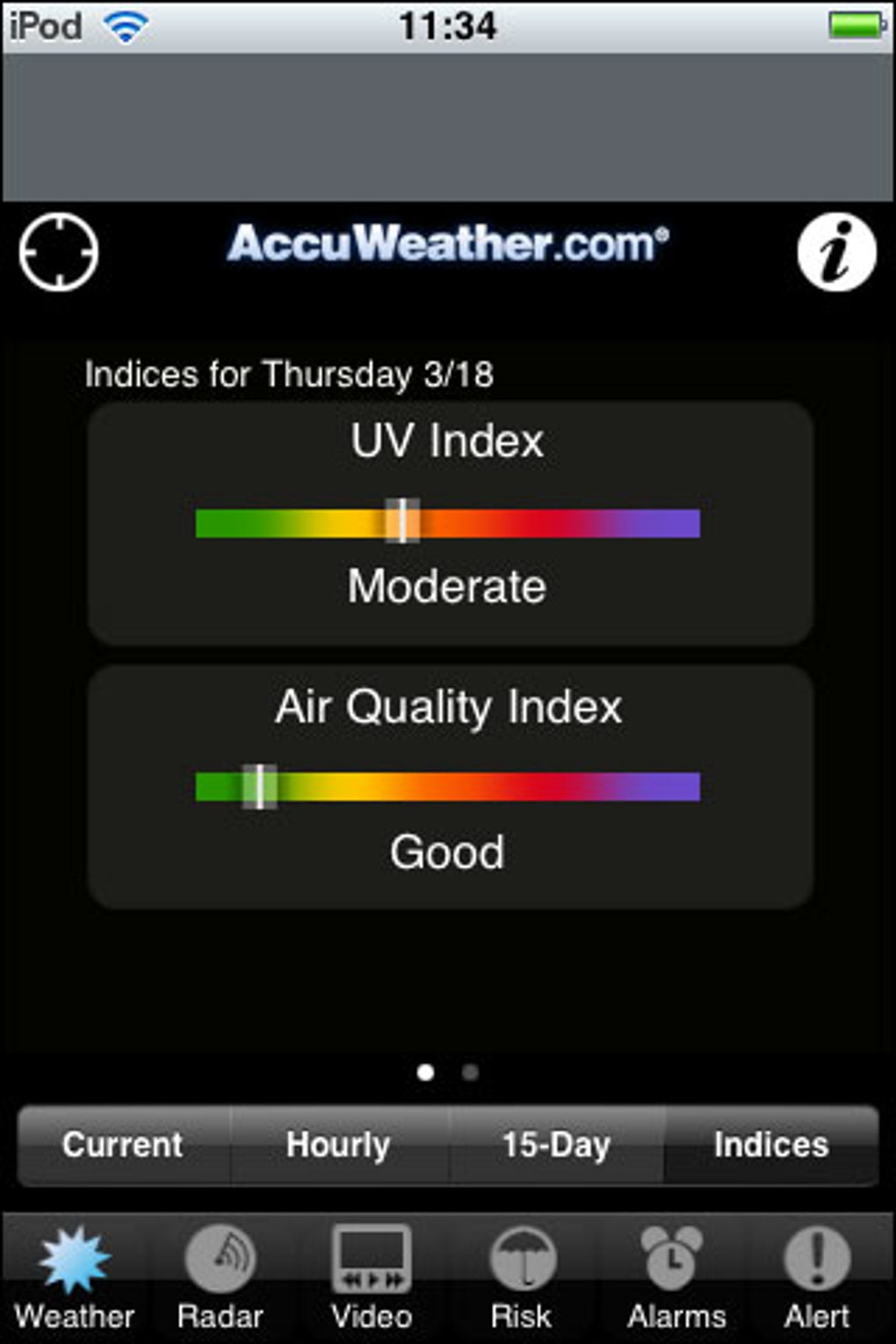 AccuWeather: Weather Alerts für iPhone - Download
